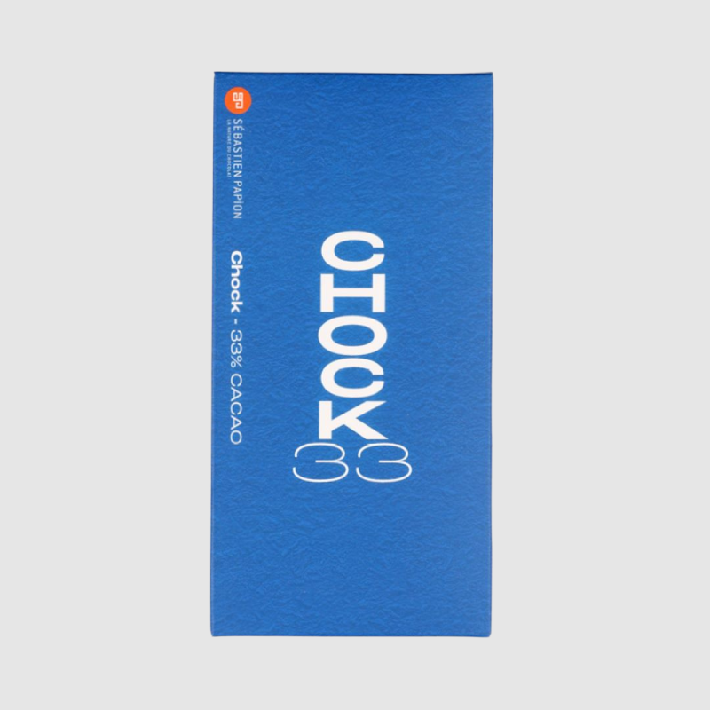 Tablette de chocolat au lait "Chock " 33% cacao